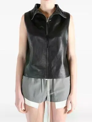 Rick Owens Zip-up Collar Top