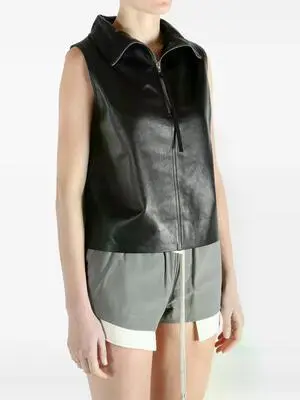 Rick Owens Zip-up Collar Top