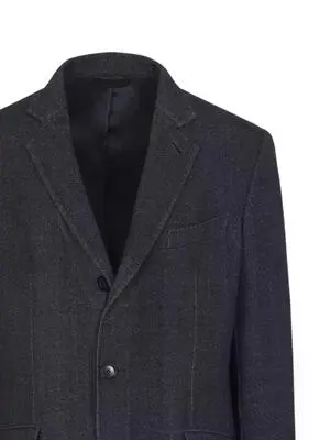 Brioni Button-front Coat With Pockets - Grey