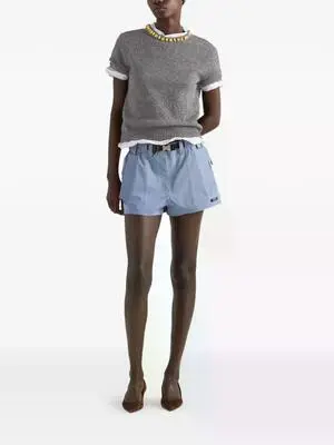 Prada Belted Shorts