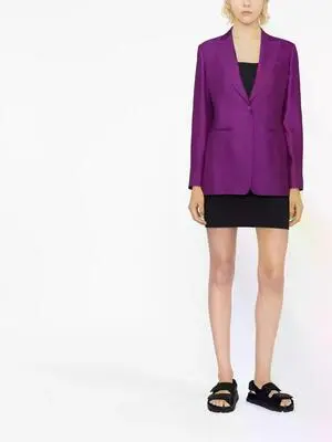 Max Mara Single-breasted Virgin Wool-blend Blazer