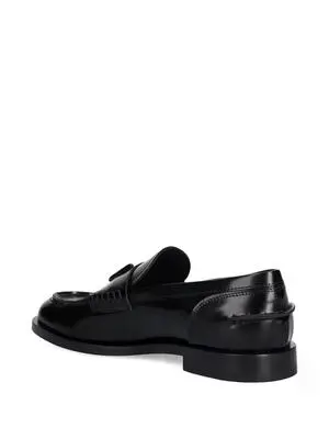 MSGM Letter-appliqué Loafers