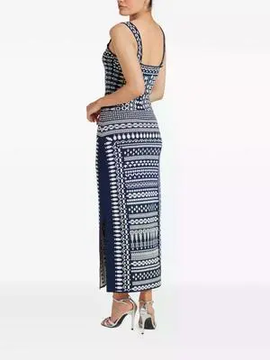 TEMPERLEY LONDON Tlalli Knitted Dress - Blue