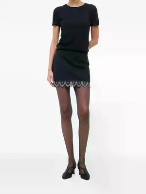 Staud Embellished Mini Skirt