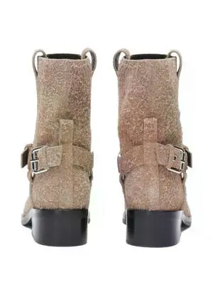 3.1 Phillip Lim Alexa Moto Harness Boots - Neutrals