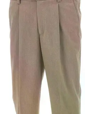 DEVORE INCIPIT Pleated Trousers - Neutrals