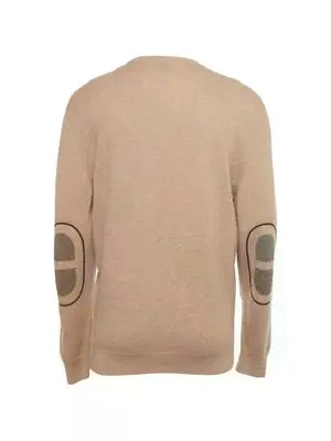 Hermès Cashmere Sweater With Leather Trim