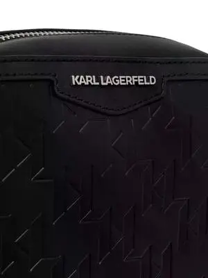 Karl Lagerfeld Embossed Logo Messenger Bag