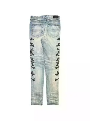 Amiri Bones-motif Jeans