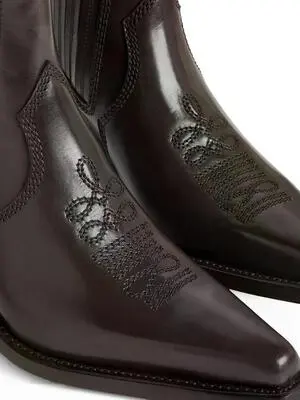 Dsquared2 Western Dd Heeled Ankle Boots - Brown