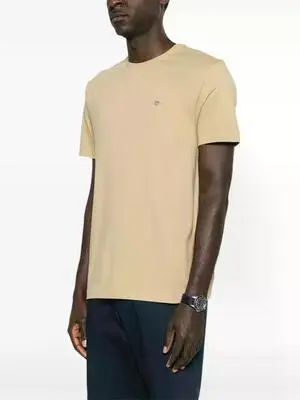 Gant Logo Short-sleeve T-shirt - Neutrals