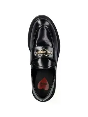 Moschino Heart-detail Loafers