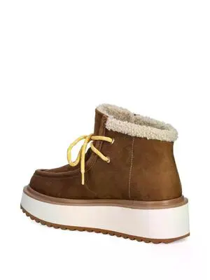 Moschino Faux-fur Platform Boots
