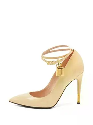 TOM FORD Padlock-detail Ankle-strap Stiletto Heel Shoes