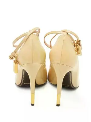 TOM FORD Padlock-detail Ankle-strap Stiletto Heel Shoes