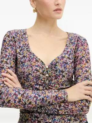 Liu Jo Floral Buttoned Blouse