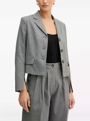 Sisley Buttoned Cropped Blazer