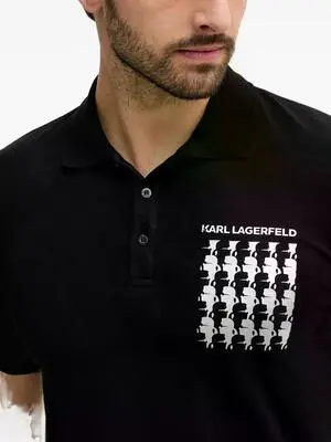 Karl Lagerfeld Logo-print Polo Shirt