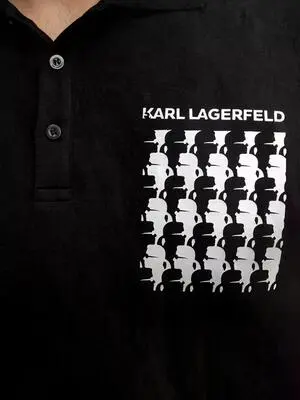 Karl Lagerfeld Logo-print Polo Shirt