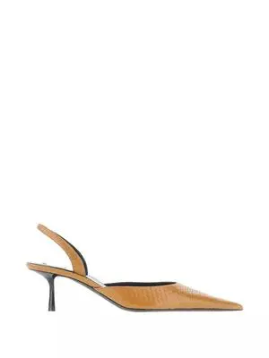 Saint Laurent Babylone Pointed Slingback Pumps