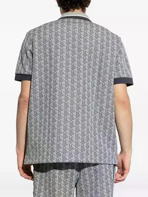 Lacoste Geometric-print Polo Shirt