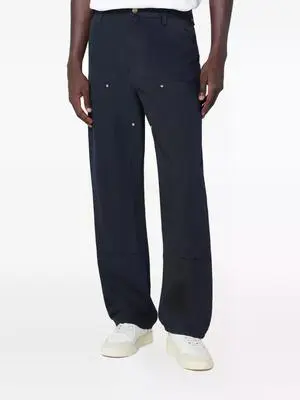 Carhartt Work In Progress Organic Cotton Straight-leg Trousers - Black