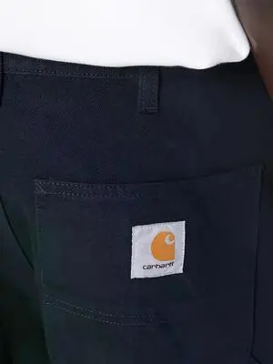 Carhartt Work In Progress Organic Cotton Straight-leg Trousers - Black