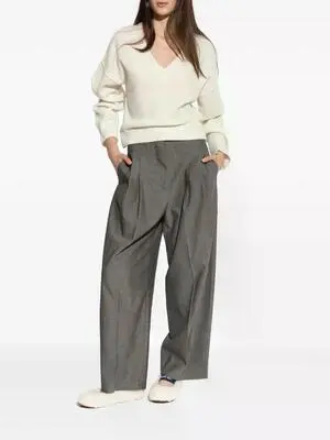 Officine Générale Misty V-neck Sweater - Neutrals