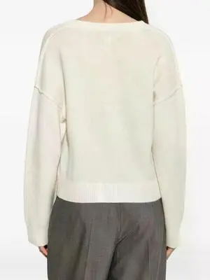 Officine Générale Misty V-neck Sweater - Neutrals
