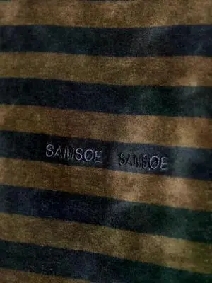 SAMSOE SAMSOE Striped Long-sleeved T-shirt