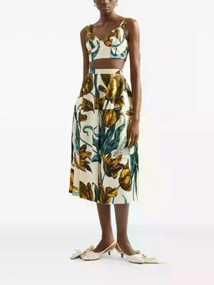 Erdem Duchess Cropped Tank Top