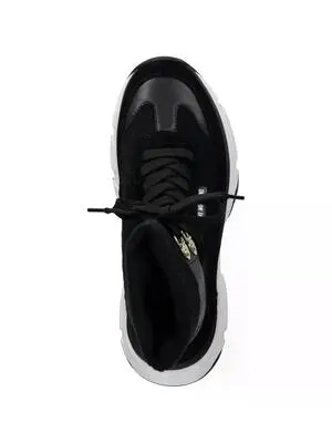 Moschino Lace-up Sock-detail Sneakers