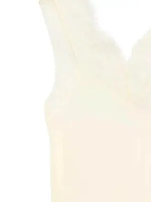 Patrizia Pepe Lace-detail V-neck Top