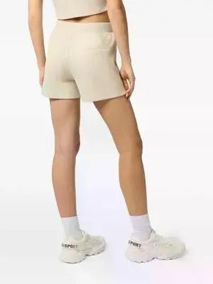 PLEIN SPORT Ribbed Lettering Shorts - Neutrals