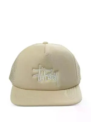 StÜssy Logo-embroidered Hat - Neutrals