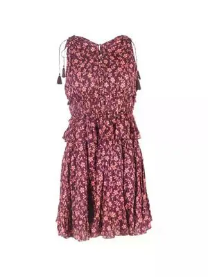 Ulla Johnson Noelle Floral-print Mini Dress - Red