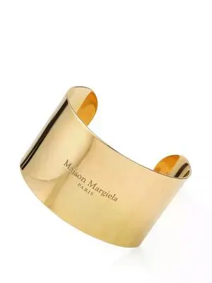 MAISON MARGIELA Logo Reference Cuff Bracelet - Gold