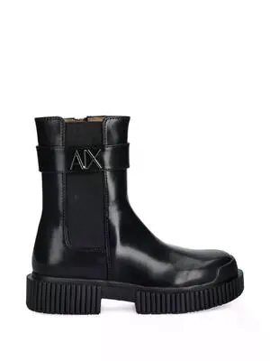 Armani Exchange Logo-plaque Boots