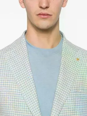 Tagliatore Houndstooth Single-breasted Blazer