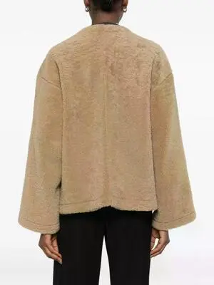 THE ROW Valorin Collarless Jacket - Neutrals