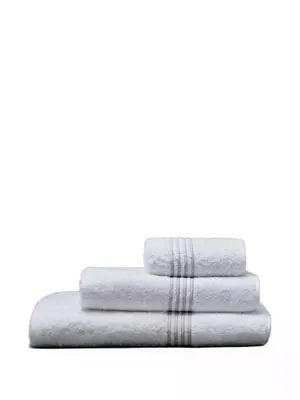 Thom Browne 4-bar Bath Towel - White