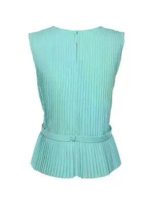 Roberto Cavalli Pleated Belted Top