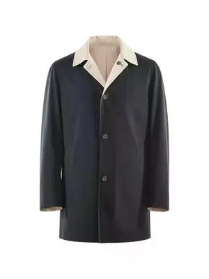 Kiton Reversible Buttoned Coat