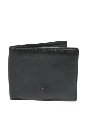 Giorgio Armani Leather Bifold Wallet - Black