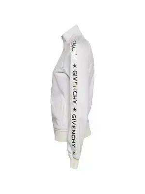 Givenchy Jersey Zip-up Sweatshirt
