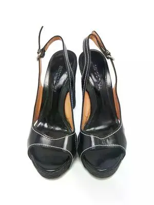 SERGIO ROSSI Open-toe Platform Espadrilles