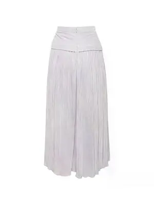 Simkhai Lurex Knotted Skirt