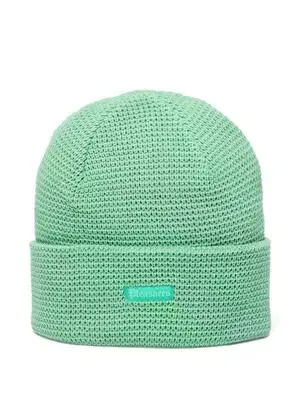 PLEASURES Waffle-knit Beanie - Green