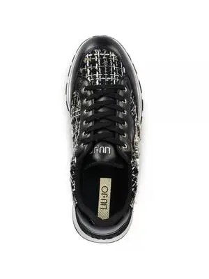 Liu Jo Crystal-appliqué Tweed Sneakers