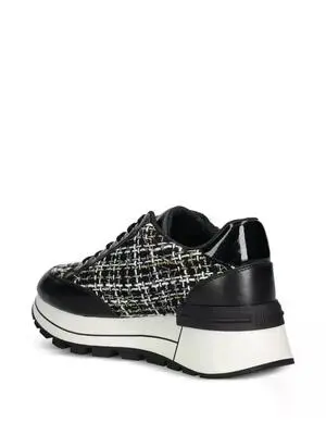 Liu Jo Crystal-appliqué Tweed Sneakers
